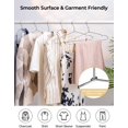 4mm Super Thick Metal Wire Hangers, Heavy Duty Stainless Steel Clothes ...