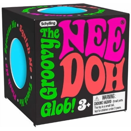 NeeDoh Groovy Glob Super Cool Cats Stress Ball - Small Squeeze Toy (1 ...