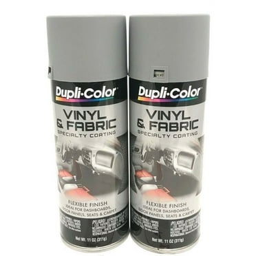 Duplicolor HVP109 Medium Gray Vinyl & Fabric Spray Paint, 6 Pack, 11 oz ...
