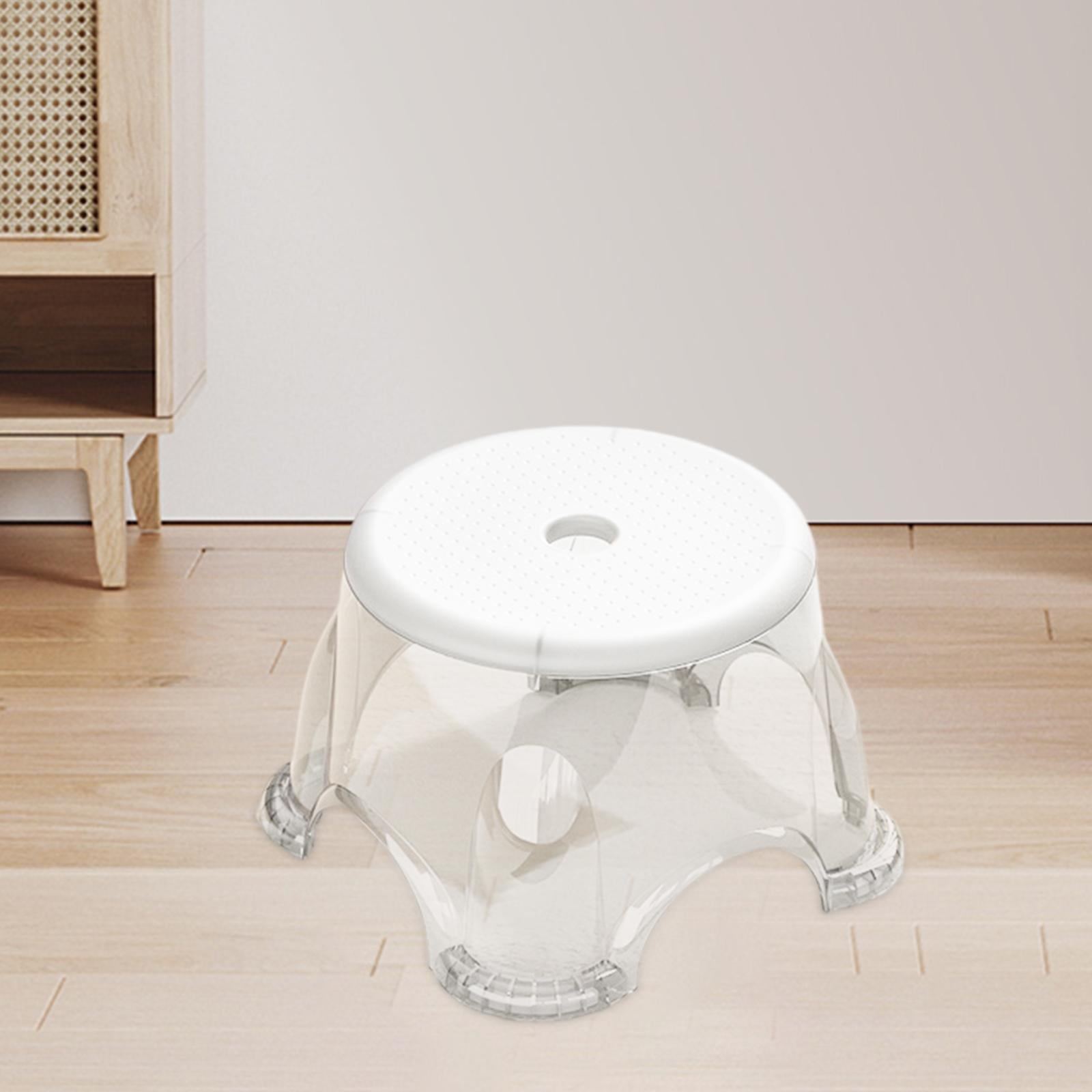 Stool Ergonomic Multiuse Entryway Shoe Stool for Mudroom Bathroom Small ...