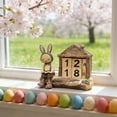 B Spring Time Desktop Calendar Wood Construction Reusable Easter Theme ...
