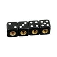 4pcs Dice Shape Car Truck Wheel Tire Air Valve Stem Cover Dust Cap ...