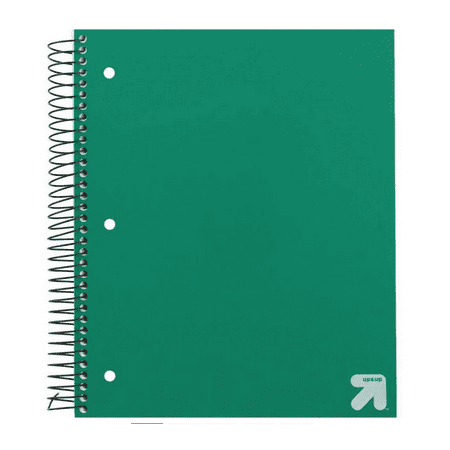 Spiral Notebook 5 Subject Wide Ruled 200 Sheets - Assorted Colors ...