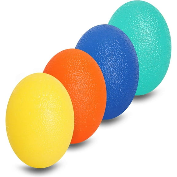 INTBUYING 3PC Hand Therapy Exerciser Balls Squeeze Balls Kit for Hand ...