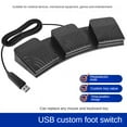 USB Foot Pedal PC Triple Foot Switch Keyboard Pedal Customized ...