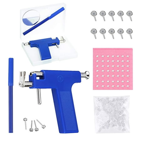Ear Piercing Kit, Stainless Steel Ear Piercing Gun, Ear Nose Navel ...
