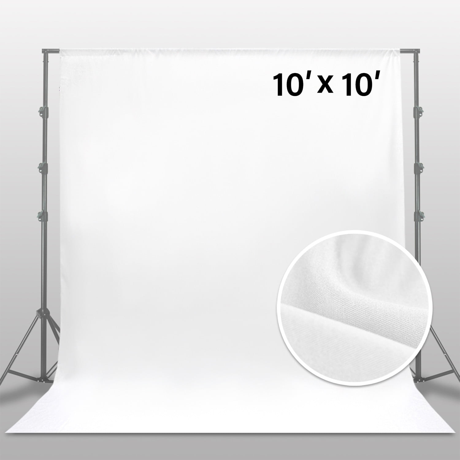 LS Photography 10 X 10 ft. White Chromakey Backdrop Background Screen ...
