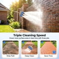 4000 PSI Triple Turbo Nozzle Pressure Washer, 2026 Upgraded 3-in-1 ...