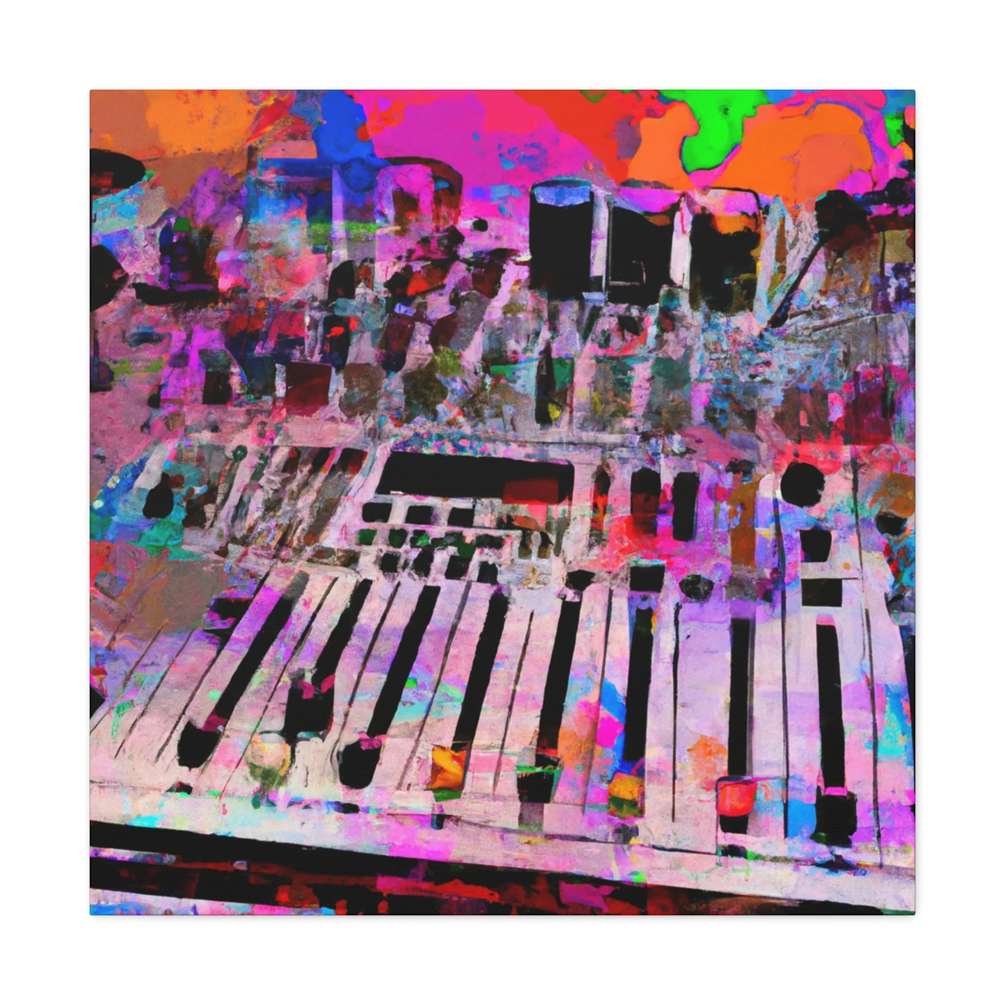 Mixing Board Pop Art - Canvas - Walmart.com