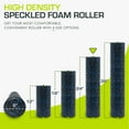 ProsourceFit High Density Foam Roller for Full Back Workout, Exercises, Travel, Myofascial ...