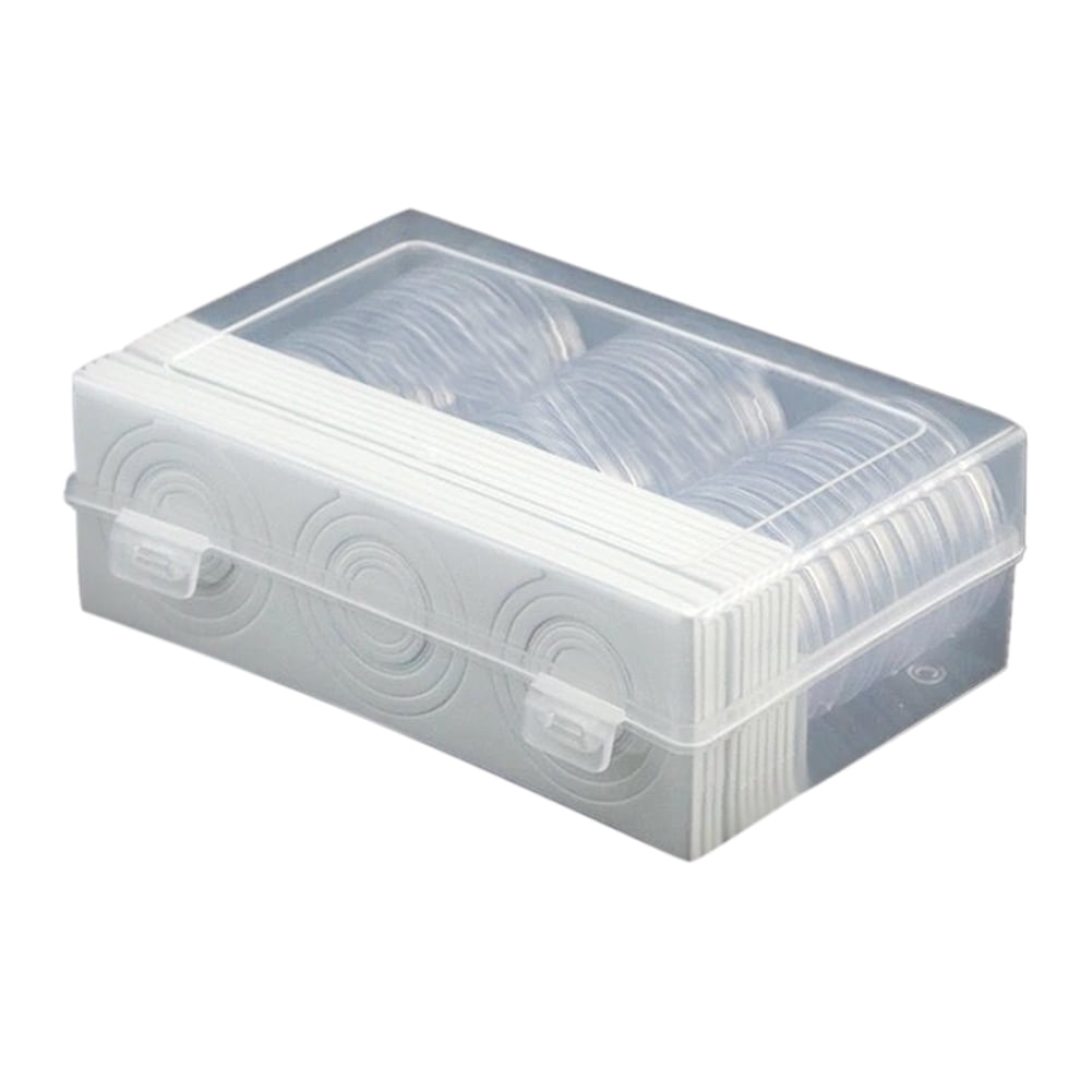 Gasket Commemorative Protect Storage Organizer Coin Collection Box 8 ...