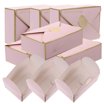 Dytern Wedding 10pcs Wedding Pyramid Candy Boxes Sugar Bowls Pyramid ...