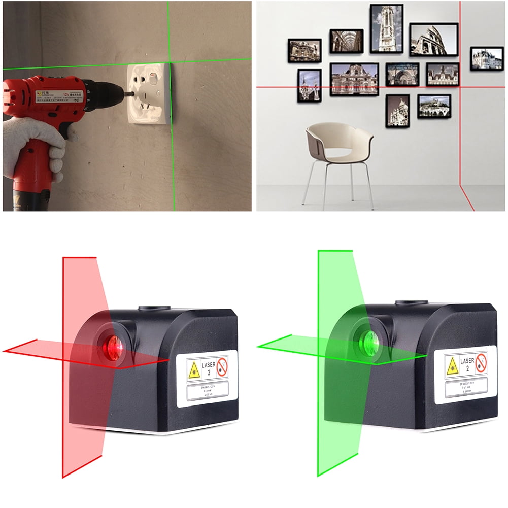 Nivel láser recargable Línea cruzada Autonivelación Línea vertical ...