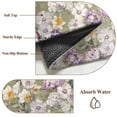 Spring Flowers Front Door Rugs 2x3 ft Vintage Oil Painting Pink White ...