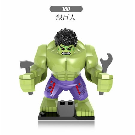 Lego Marvel Avengers Super Heroes Hulk Bruce Banner Big Size Building ...