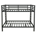 Bellemave Metal Bunk Bed Full XL over Queen, Heavy Duty Bunk Bed Frame ...