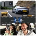MUÜBAER Dash Cam 1080P Car Driving Recorder Two Lens Dashboard Car ...