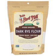 Bob's Red Mill Organic Dark Rye Grain Flour, 20 oz - Pack of 4 ...