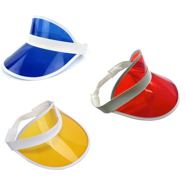 Nicky Bigs Novelties Clear Colored Plastic Sun Visors Hat - Casino ...