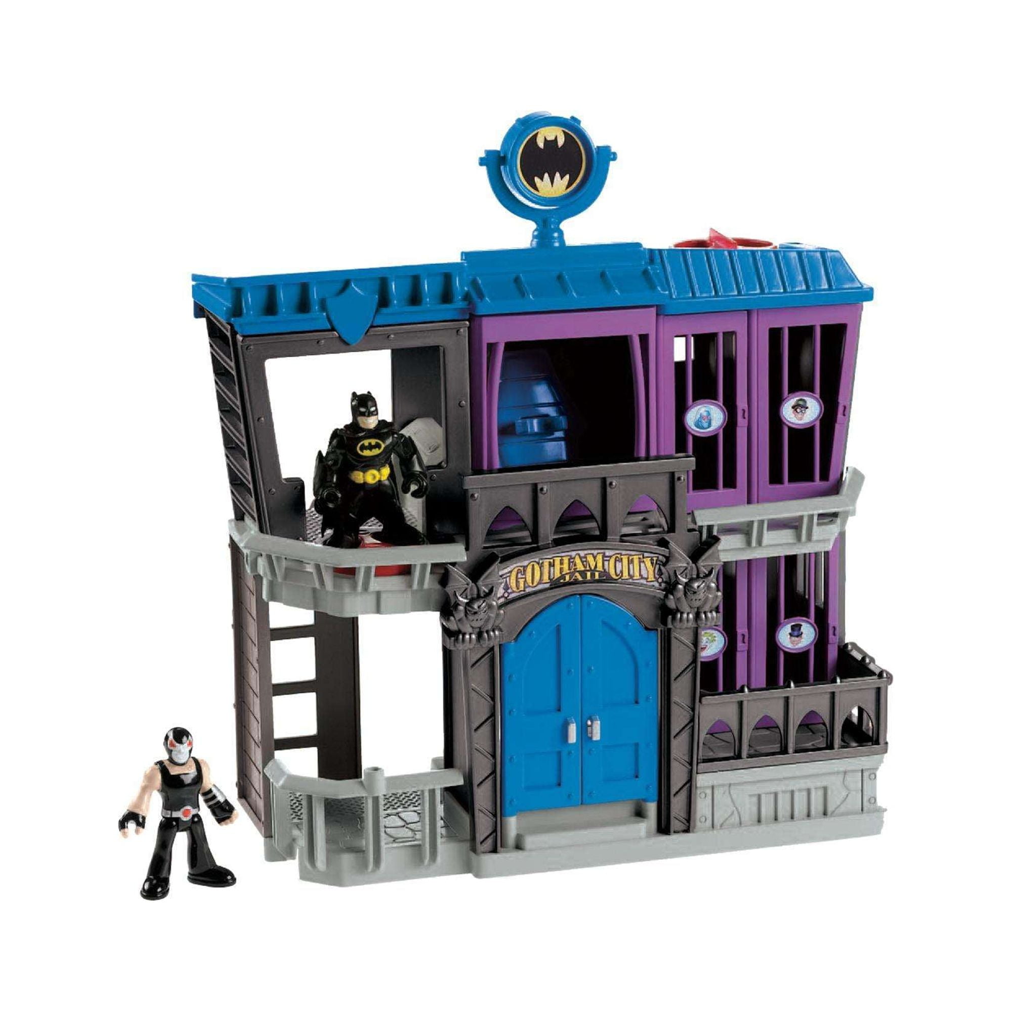 Imaginext DC Super Friends Ultimate HQ Transforming Playset with Batman 10 Piece Preschool Toy Walmart