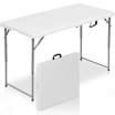 Zimtown 3ft Portable Folding Table, Lightweight Aluminum, Outdoor ...