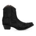 Circle G by Corral Womens Embroidered Snip Toe Zippered Cowboy Ankle ...