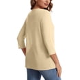 Abomasnow Women's Lightweight Open Front Knit Cardigans 3/4 Length ...