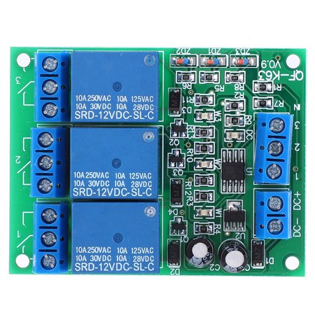 Relay Module,3CH Self-Lock Relay Module Relay Self Lock Relay Module ...