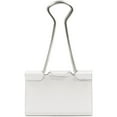 JAM Paper Colorful Binder Clips, Large, 1 1/2 in, White, 12/Pack ...