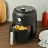 Toastmaster Small Air Fryer Basket, 2.6L (2.75 quart) Capacity, Black ...