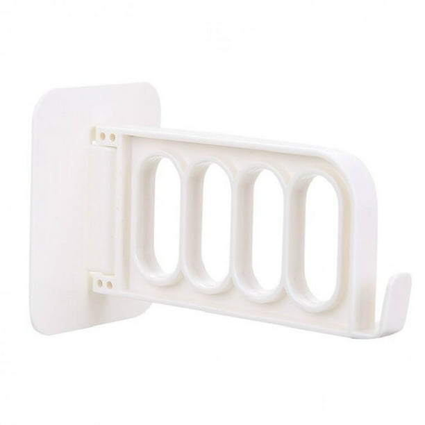 Wall-mounted Clothes Hanger Rack Self Adhesive Hanger Storage Holder ...