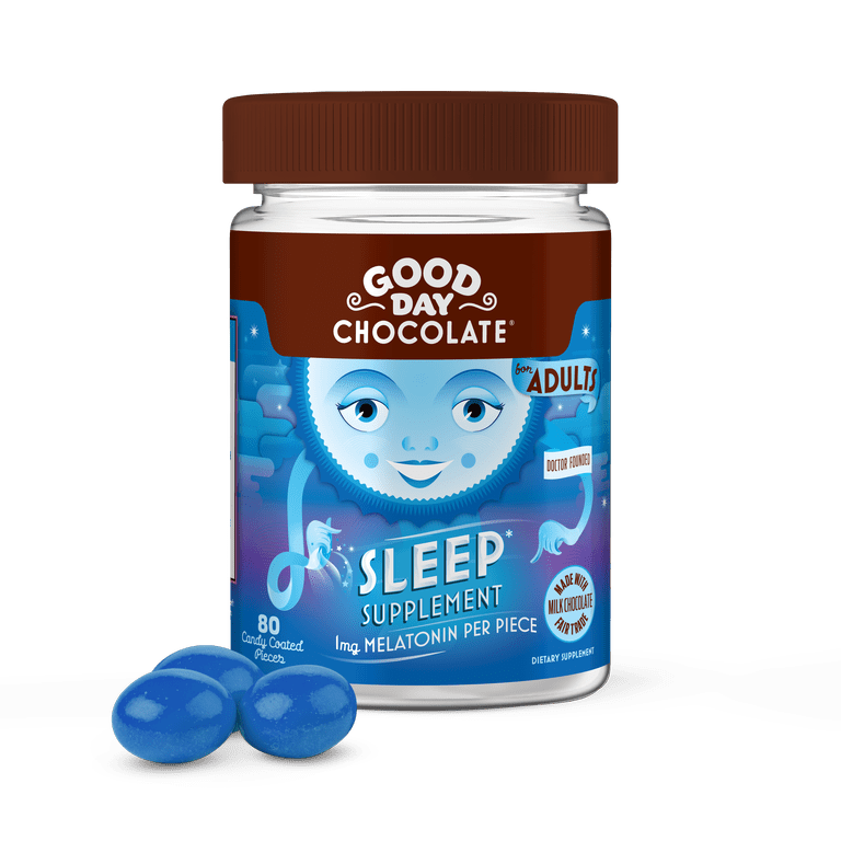 Good Day Chocolate Sleep Supplement with Melatonin, 80 ct - Walmart.com ...