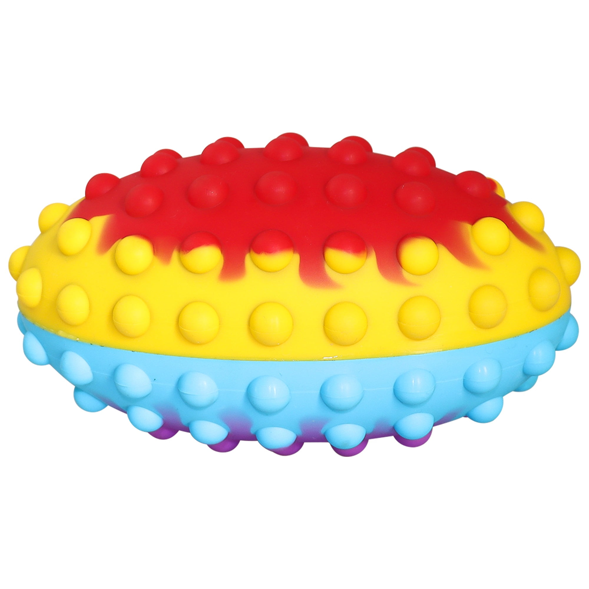 Football Push Pop Bubble Fidget Toy, Silicone 3D Stress Relief Toys ...