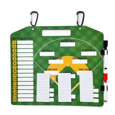 Coacher Baseball Lineup Board - Magnetic Players Line-up Board ...