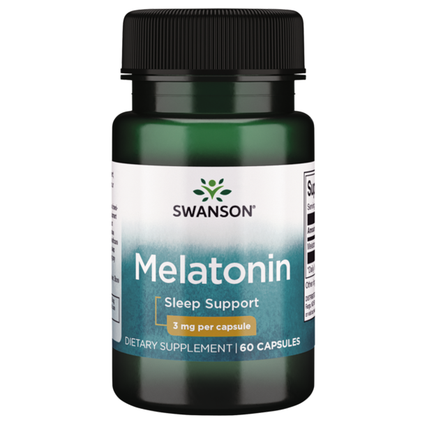 Swanson Melatonin 3 mg 60 Capsules - Walmart.com