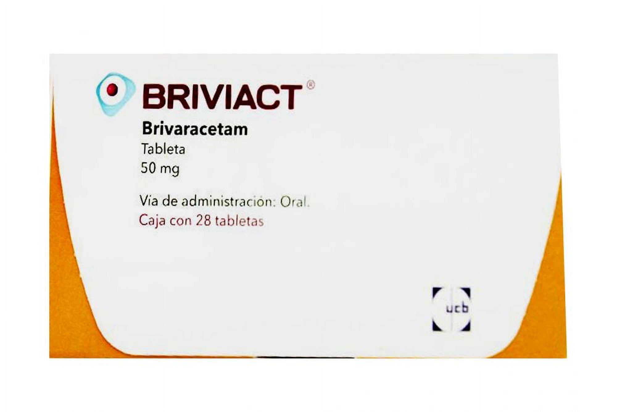 Briviact 50 mg Caja Con 28 Tabletas | Bodega Aurrera en línea