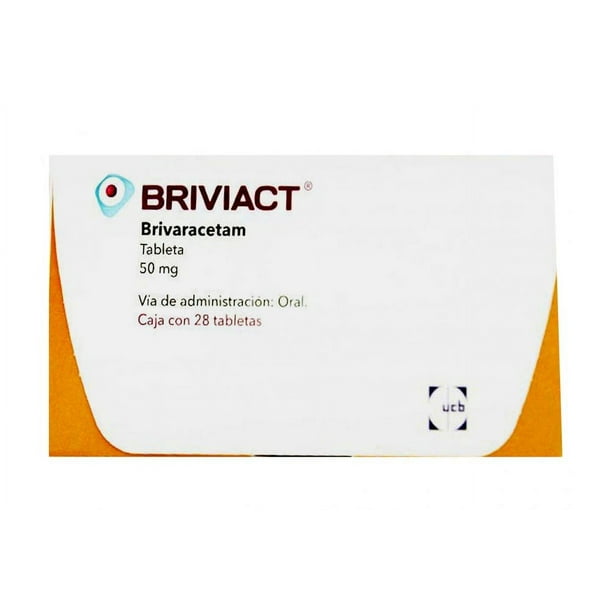 Briviact 50 mg Caja Con 28 Tabletas | Bodega Aurrera en línea