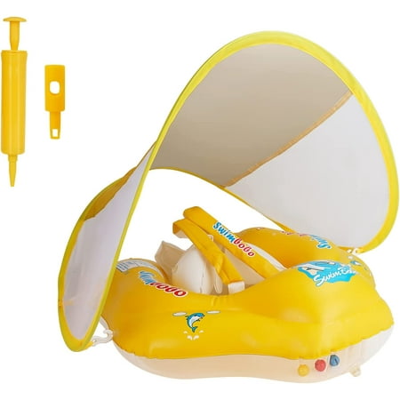 Lepai Baby Buoy, Baby Buoy, Baby Pool Seat with Detachable Canopy for ...