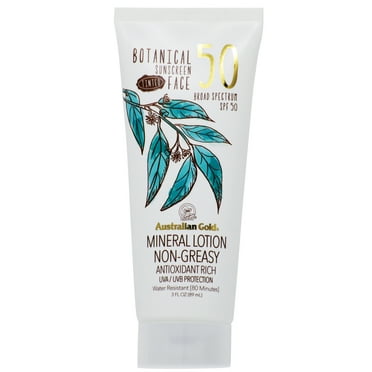Australian Gold 263476 3 oz Botanical Sunscreen SPF 50 Tinted Face ...