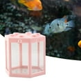 Eisoary Fish Tank Transparent with Air Vent Clear Goldfish Small Betta ...