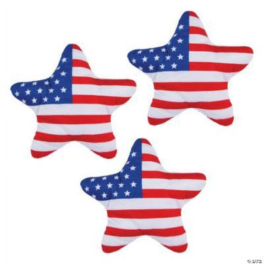 Patriotic Plush Footballs, Fourth of July, Toys, 12 Pieces - Walmart.com