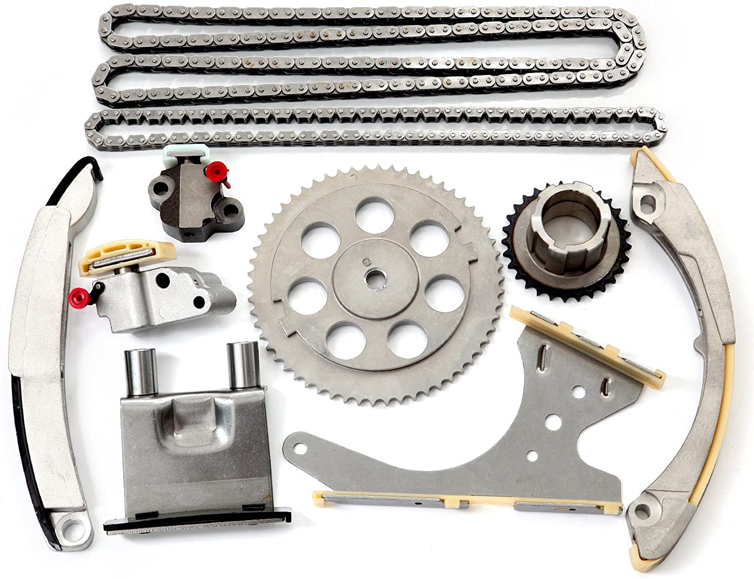 SCITOO TK10437C 12588100 TK7080WP Timing Chain Kit fits for 2007 2010 ...