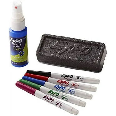 Expo Click Dry-Erase Markers, Fine Tip, Assorted Colors, 6 Pack ...