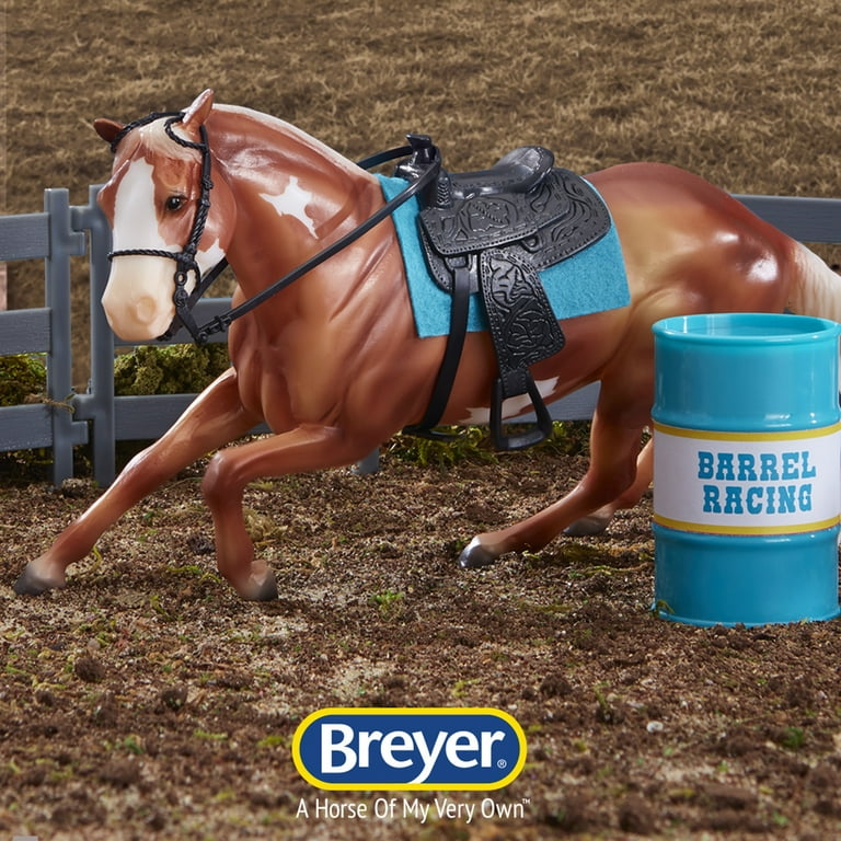 Breyer Barrel Racing Set Breyer Classics Barrel Racing Horse Toy Set