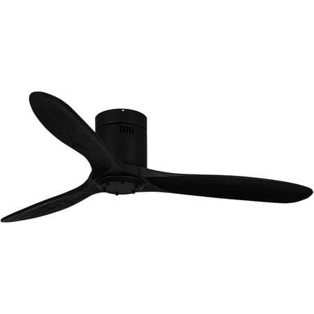 (New Model) 60 Inches Reversible Low Profile Ceiling Fan with 3 Solid ...