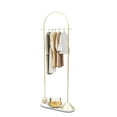 Clothing Rack Portable Gold Coat Rack Stylish Gold Freestanding Rack W ...