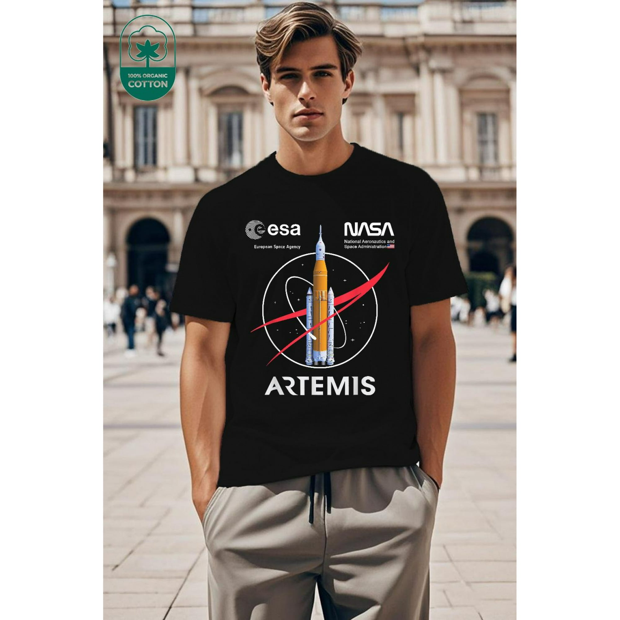 Click here for Yingd T Shirt Nasa Artemis Mission Sls Worm & Esa... prices