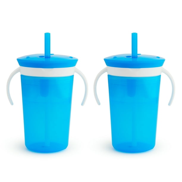Munchkin SnackCatch & Sip 2-in-1 Snack Catcher and 2 Piece Spill-Proof ...
