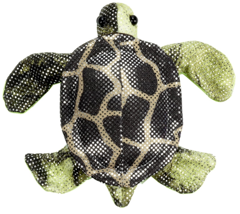 Black Shell With Gold Colored Marks Bean Bag Turtle - By Ganz - Walmart.com