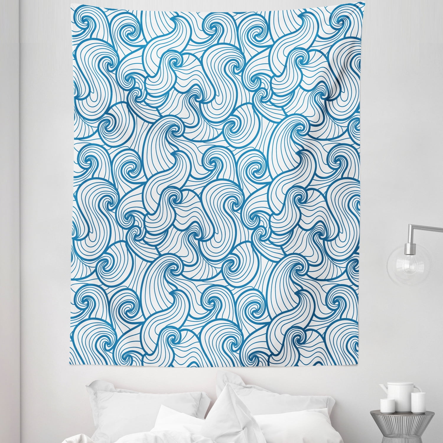 Abstract Tapestry, Composition of Spiraling Waves in Monotone Style ...